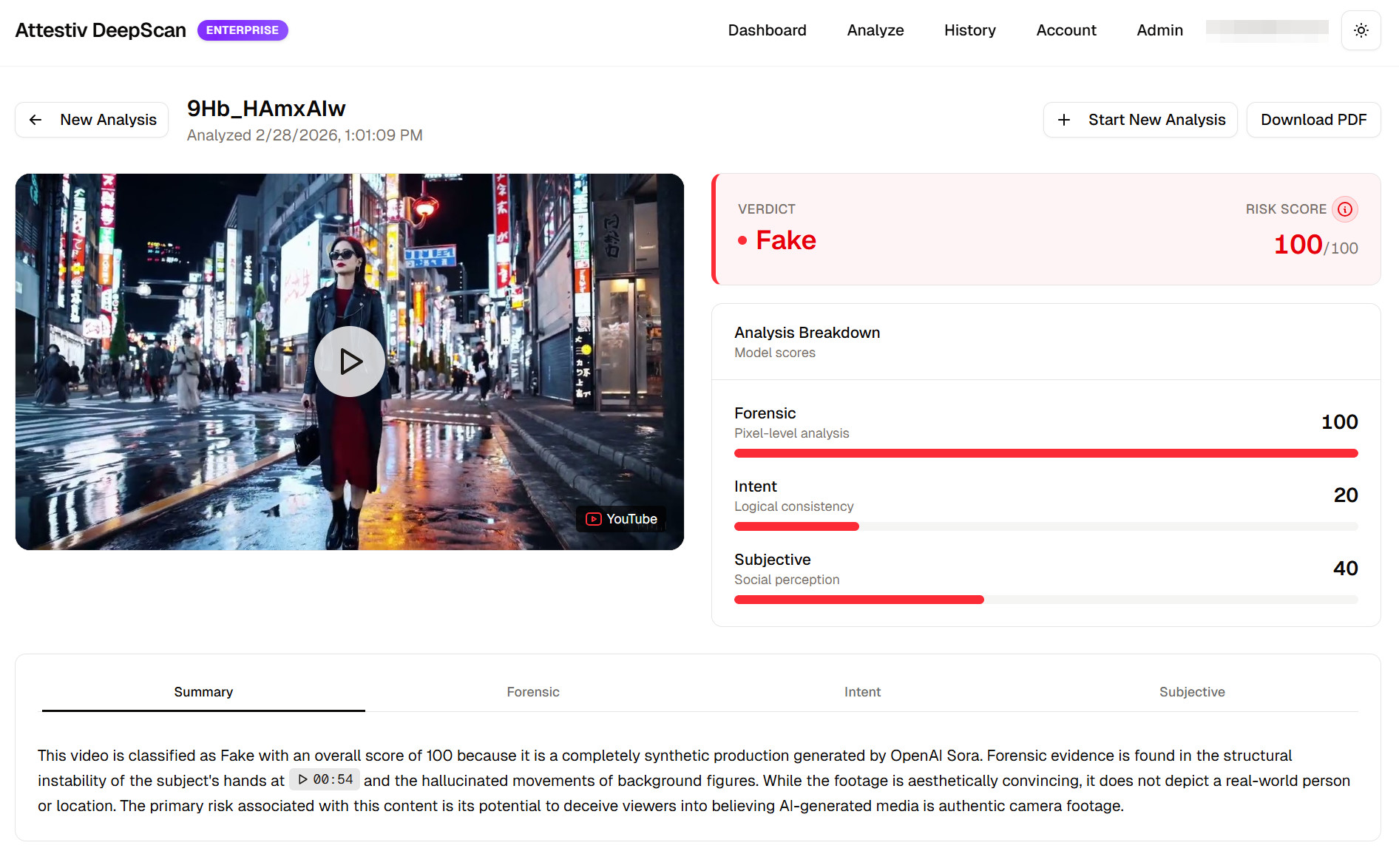 Deepfake Video Detection Software
